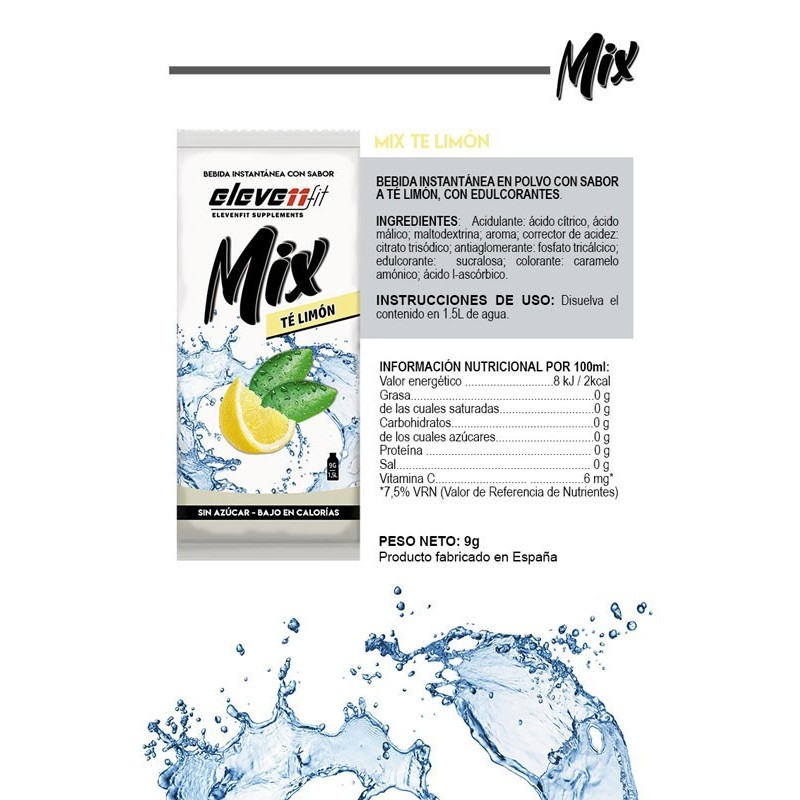 Box of 24 Sugar-Free Lemon Tea Mix Sachets 1.5L — Elevenfit